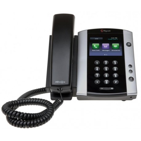Teléfono POLYCOM VVX 500 12 Line Phone HD POE 2200-44500-025