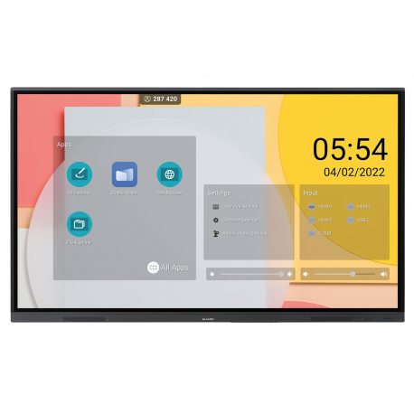 Monitor Interactivo Aquos Board SHARP PN-L805H 80" 4K UltraHD...