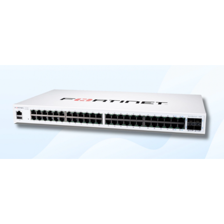 Fortinet Switch, 48 Puertos PoE 10/100/1000Mbps + 4 Puertos 10G...